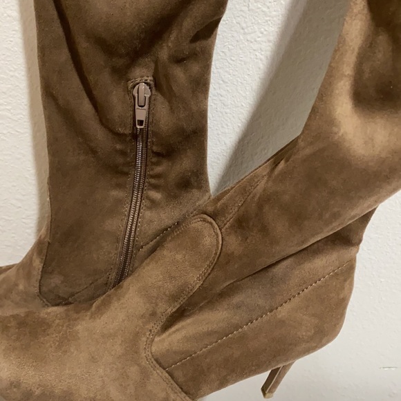 Shoes | Suede Deep Tan Thigh Boots A Must Boot | Poshmark